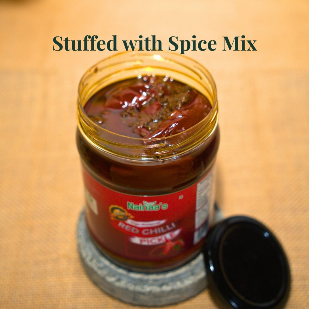 Red Chilli Pickle – PET Jar - Nainaa’s Kitchen | 100% Natural